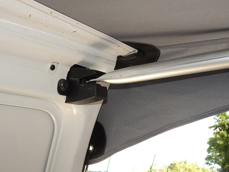 Achterdeurluifel voor VW T5 T6 T6.1 met achterdeuren Campersalon ...